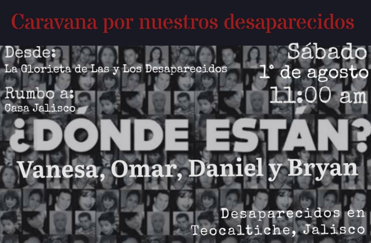 Convocan a Caravana para exigir la aparición con vida de Vanesa, Omar ...