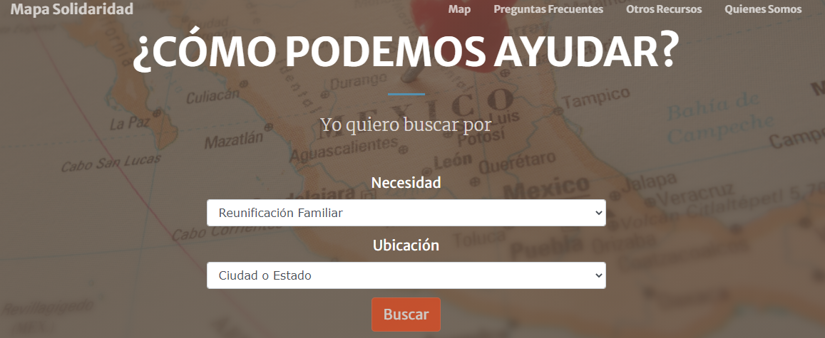 “Mapa Solidaridad” una herramienta translocal para personas en ...