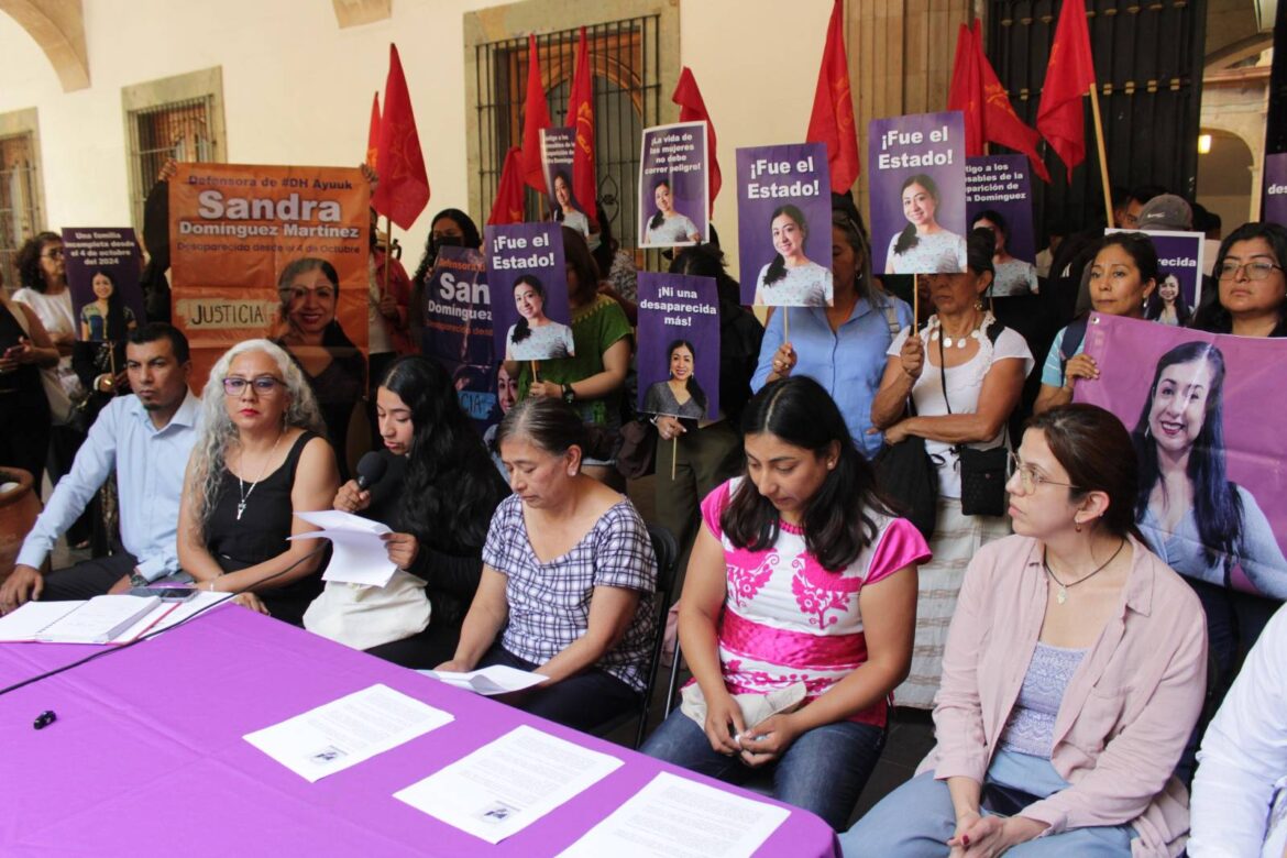 Familiares de defensora Sandra Domínguez, exigen investigación con perspectiva de género por su ...
