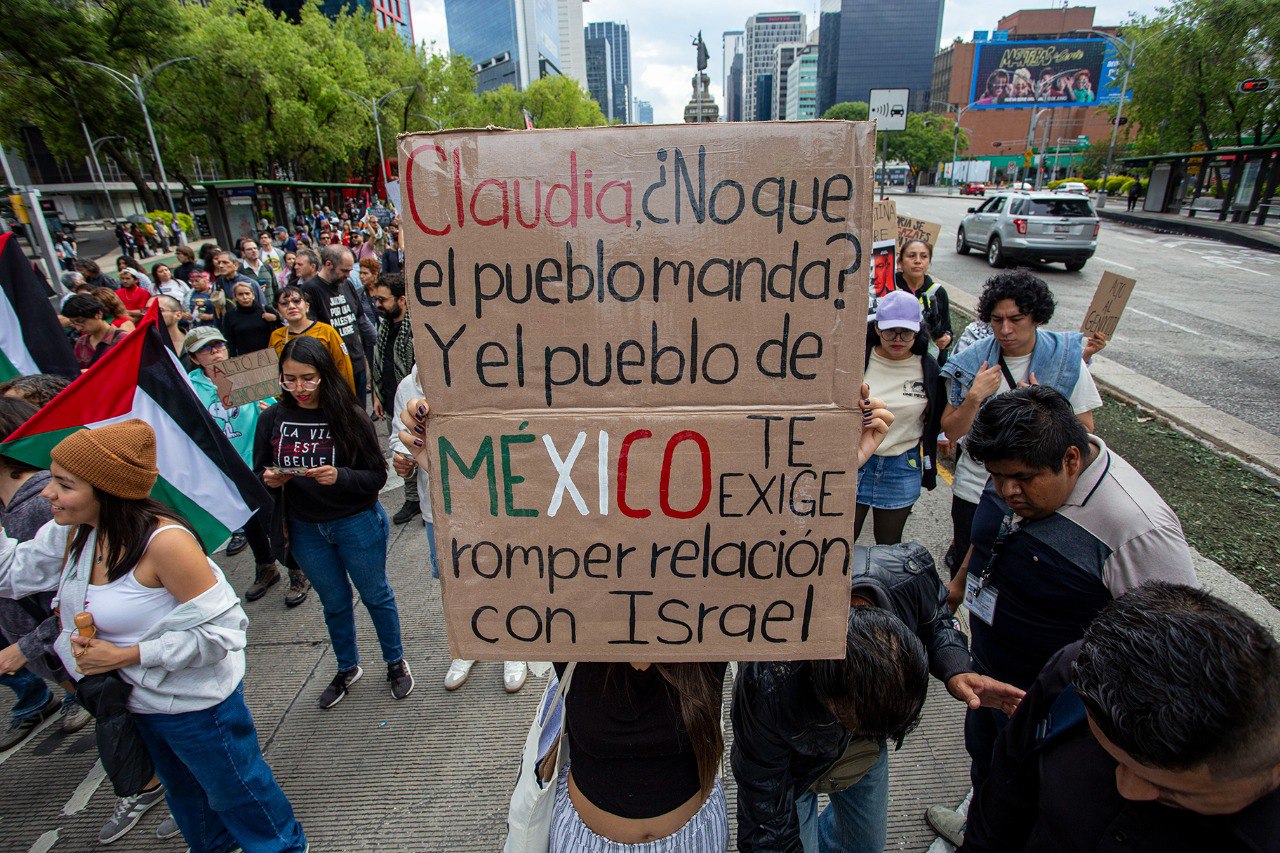 “El gobierno mexicano debe romper relaciones con Israel”: exigen en marcha por #PalestinaLibre ...